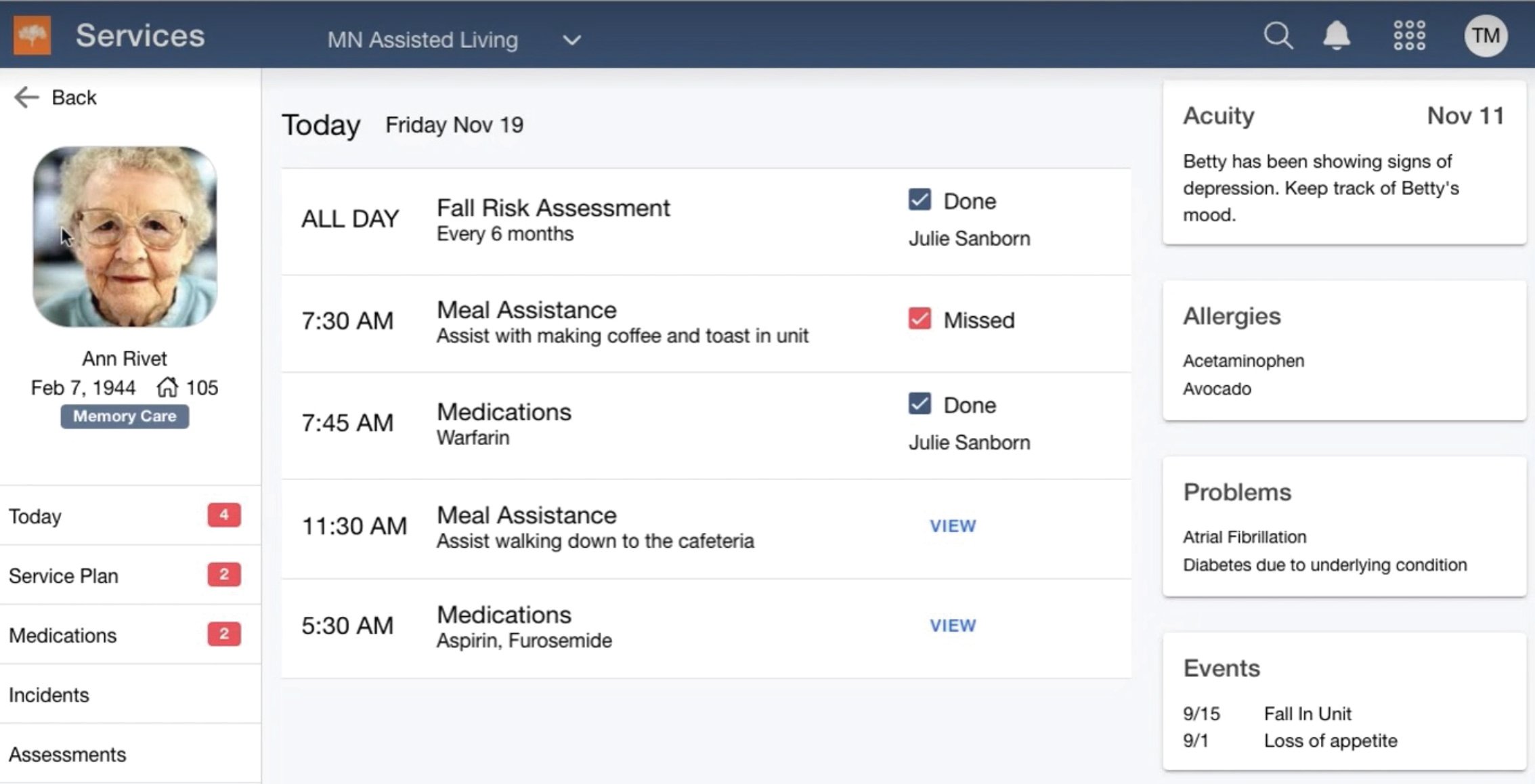 ServiceMinder: Electronic Health Record (EHR) | Eldermark